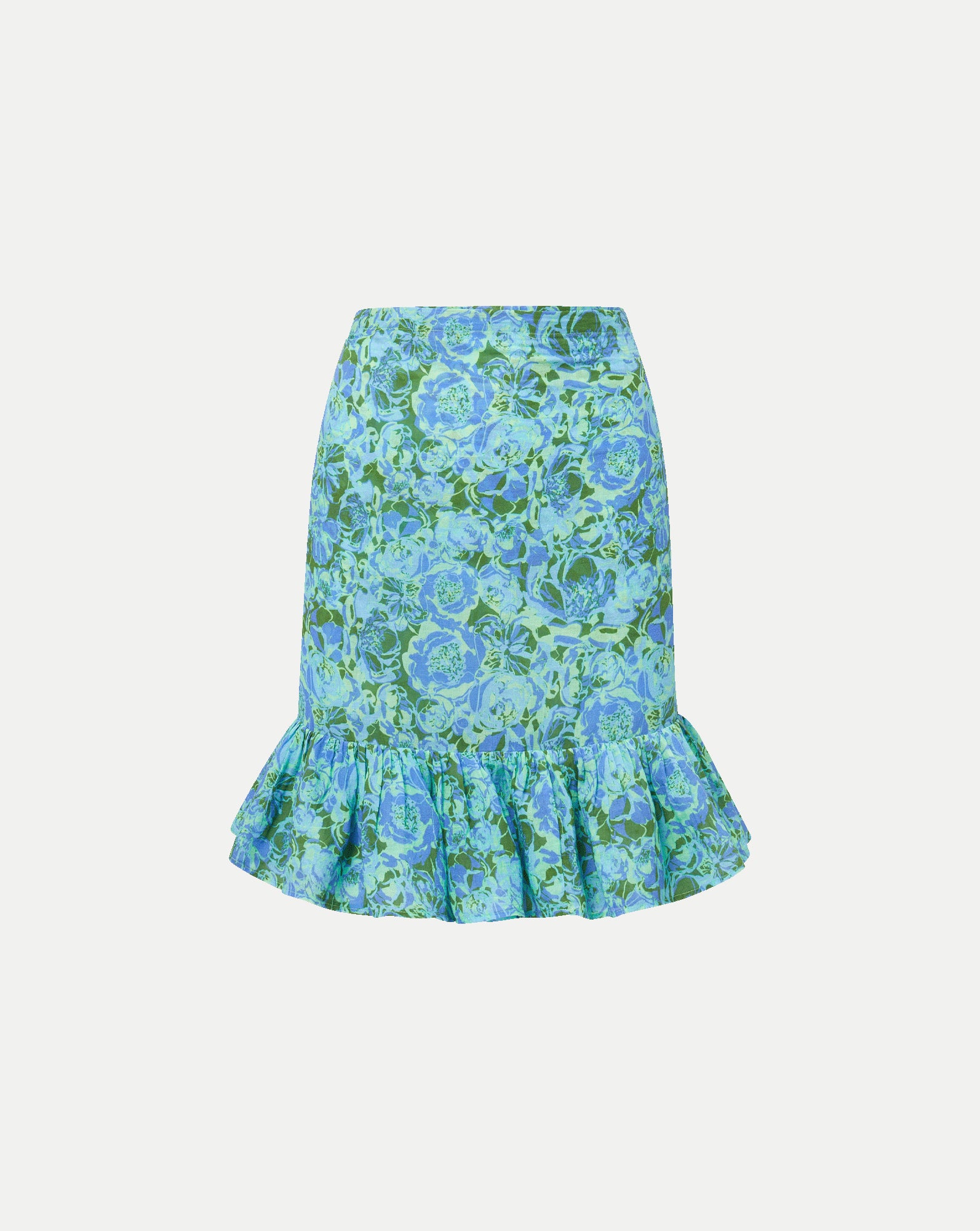 Ruffled Mini Pareo in Blue | Veronica Beard CA – Veronica Beard Canada